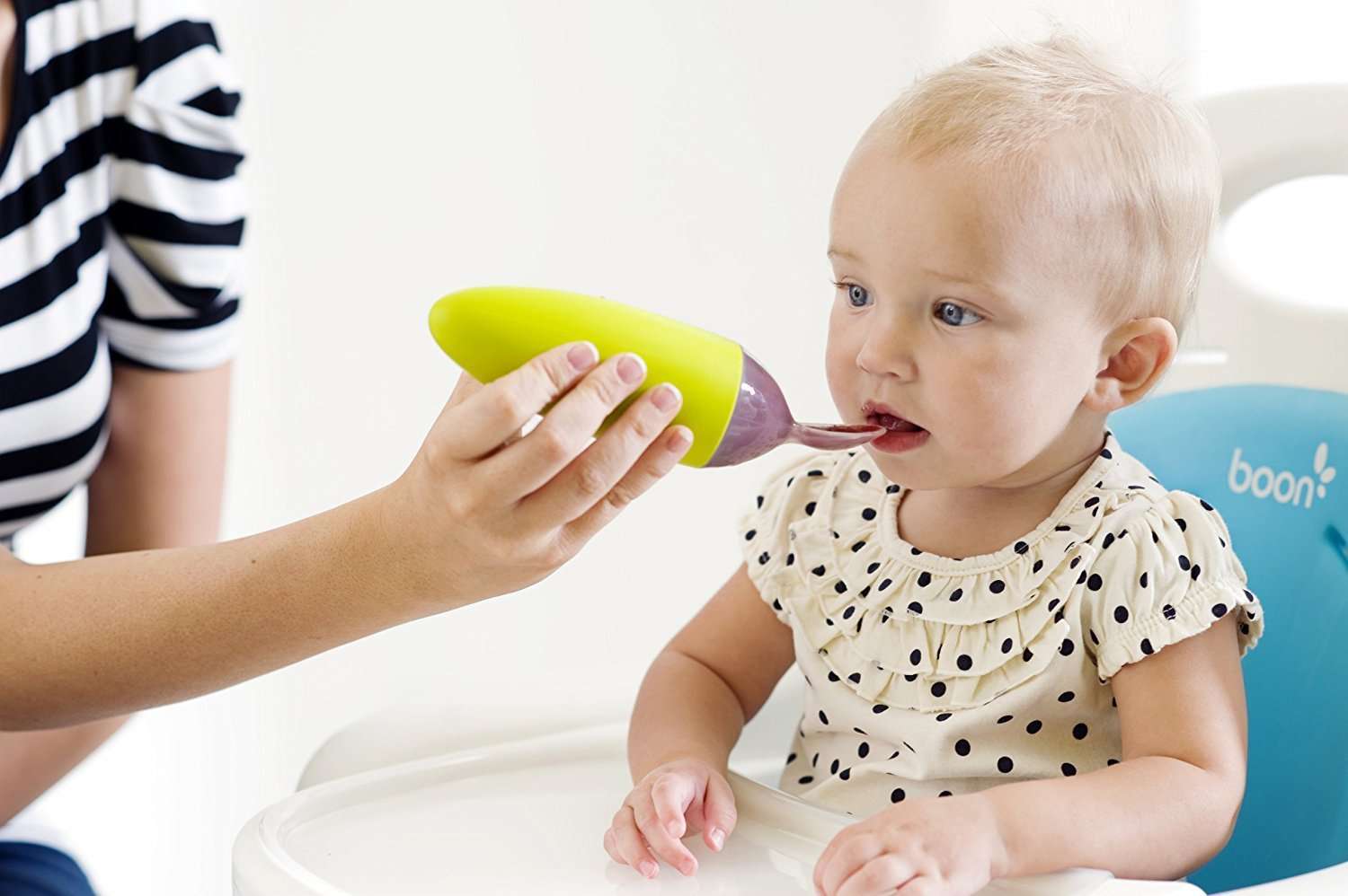 Boon Squirt Silicone Dispensing Spoon | Mom's Milk Boutique